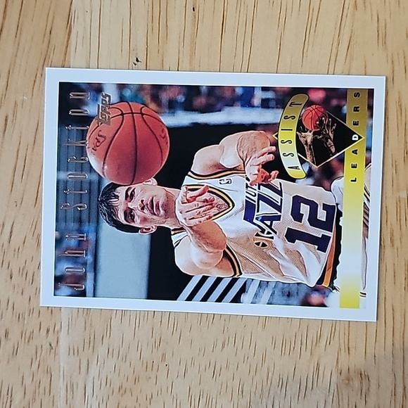 Topps | Toys | John Stockton Utah Jazz Point Guard Nba 75th Greatest ...